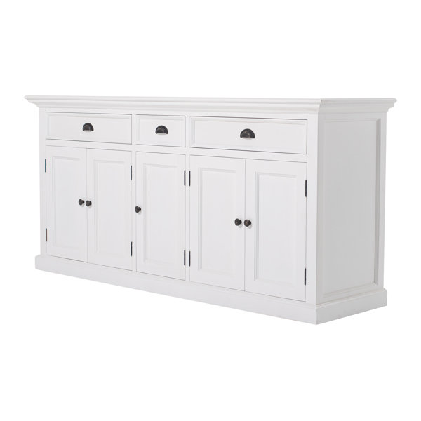 Gracie Oaks Halifax Bottom Part - Kitchen Hutch Cabinet With 5 Doors 3 ...