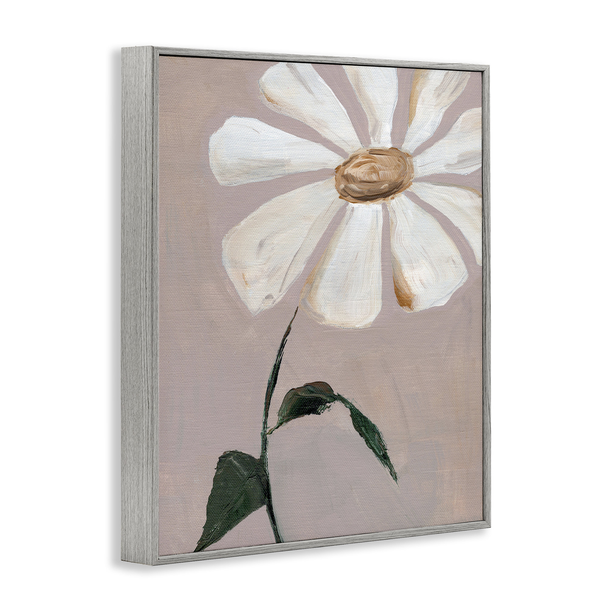 Ebern Designs Single Daisy Sprig Framed Giclee Art by Nikita Jariwala ...