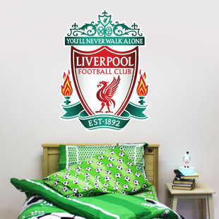 Themed Liverpool FC Liver Bird (Red)+ LFC Wall Sticker Set | Wayfair.co.uk