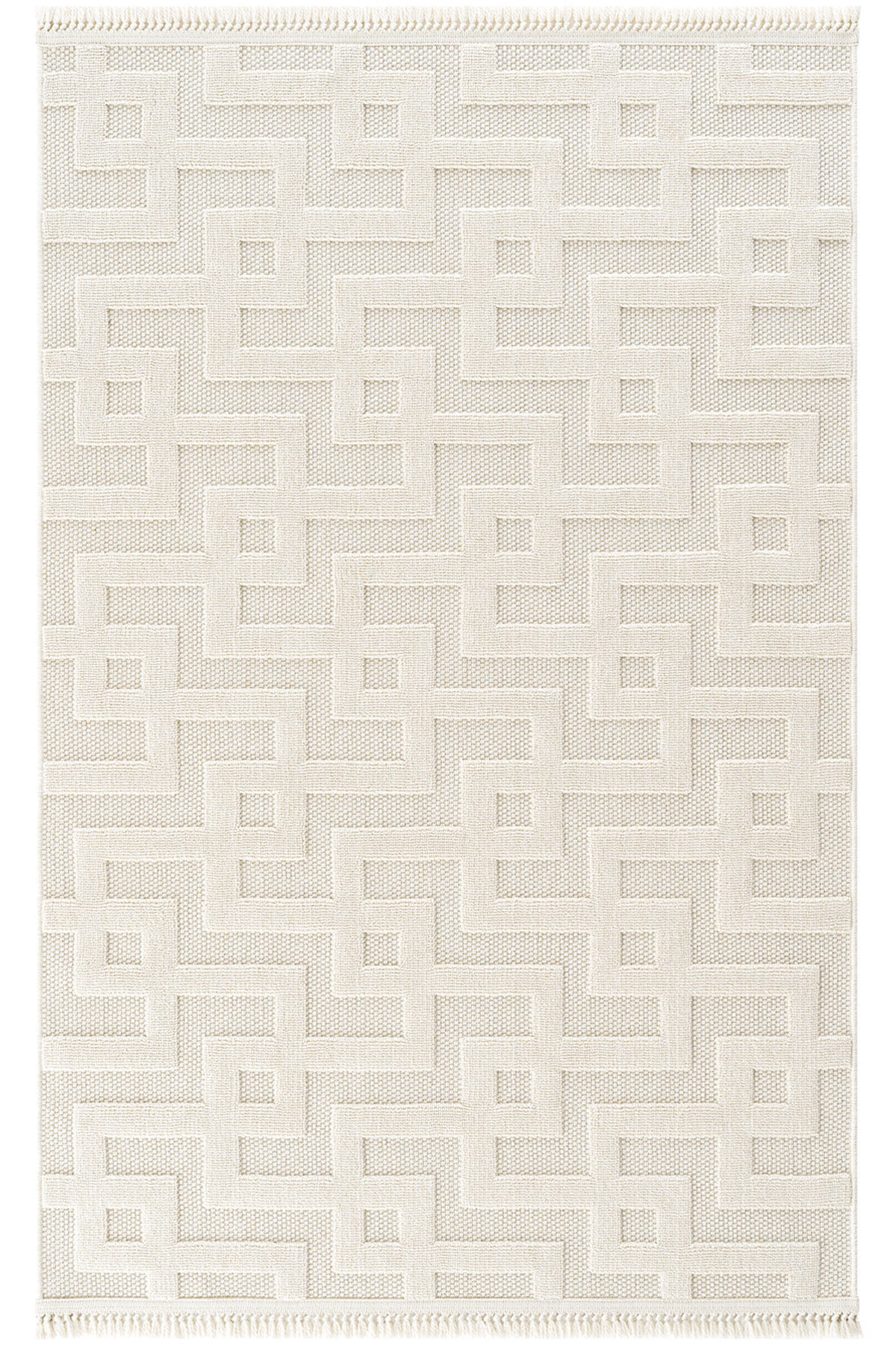 Everly Quinn Oscar Cream Soft Touch Cut Pile Rug | Wayfair