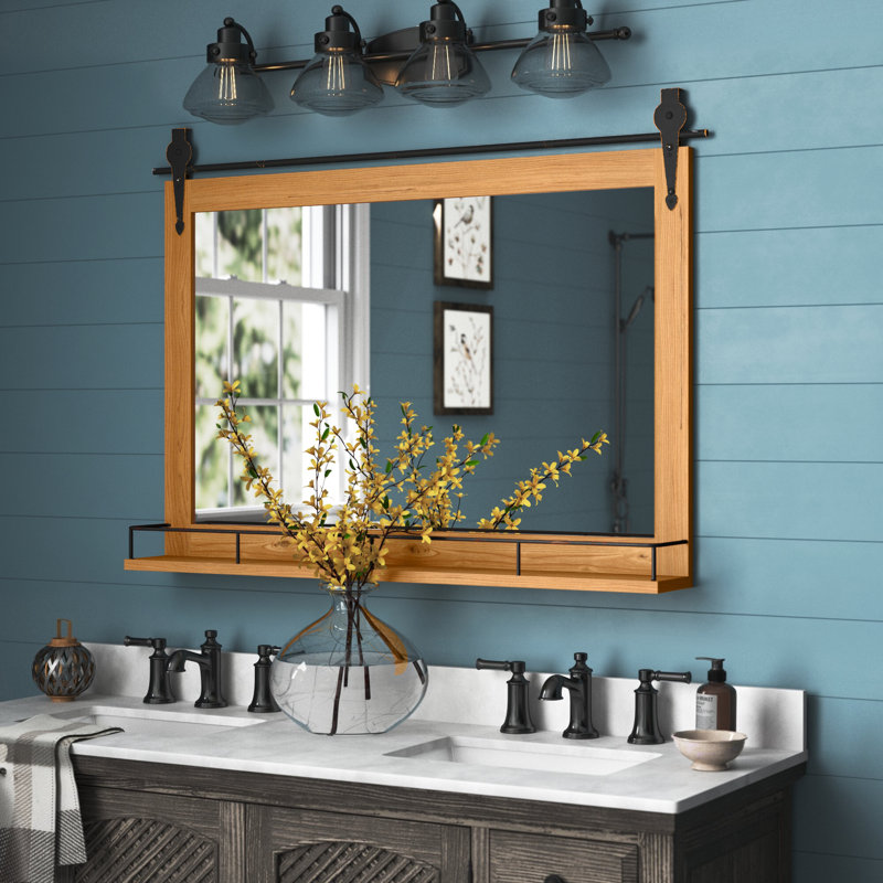 Laurel Foundry Modern Farmhouse® Van Nest Distressed Bathroom / Vanity ...
