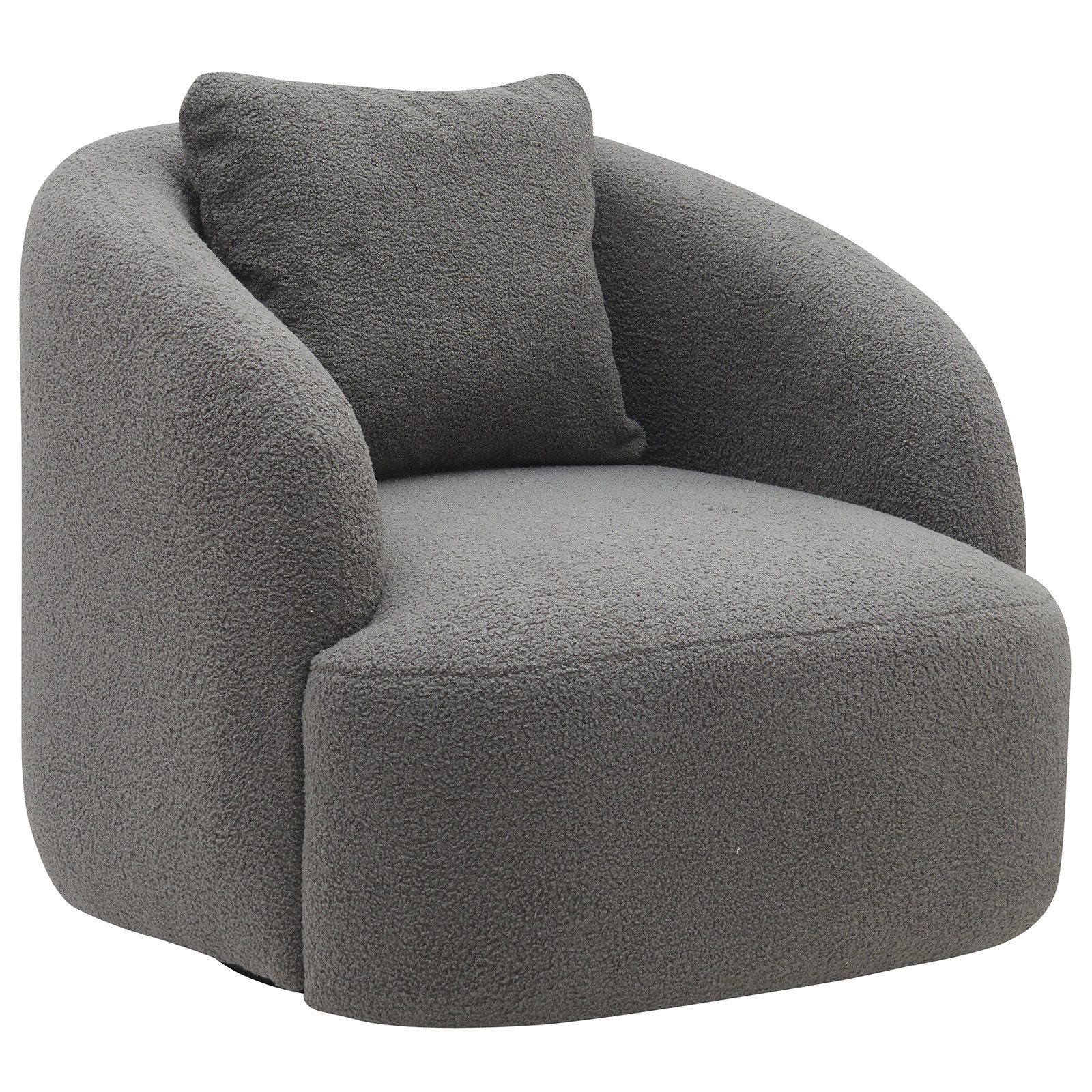 Greenspring 29.52'' Wide Velvet Club Chair Upholstered Barrel Chair ...