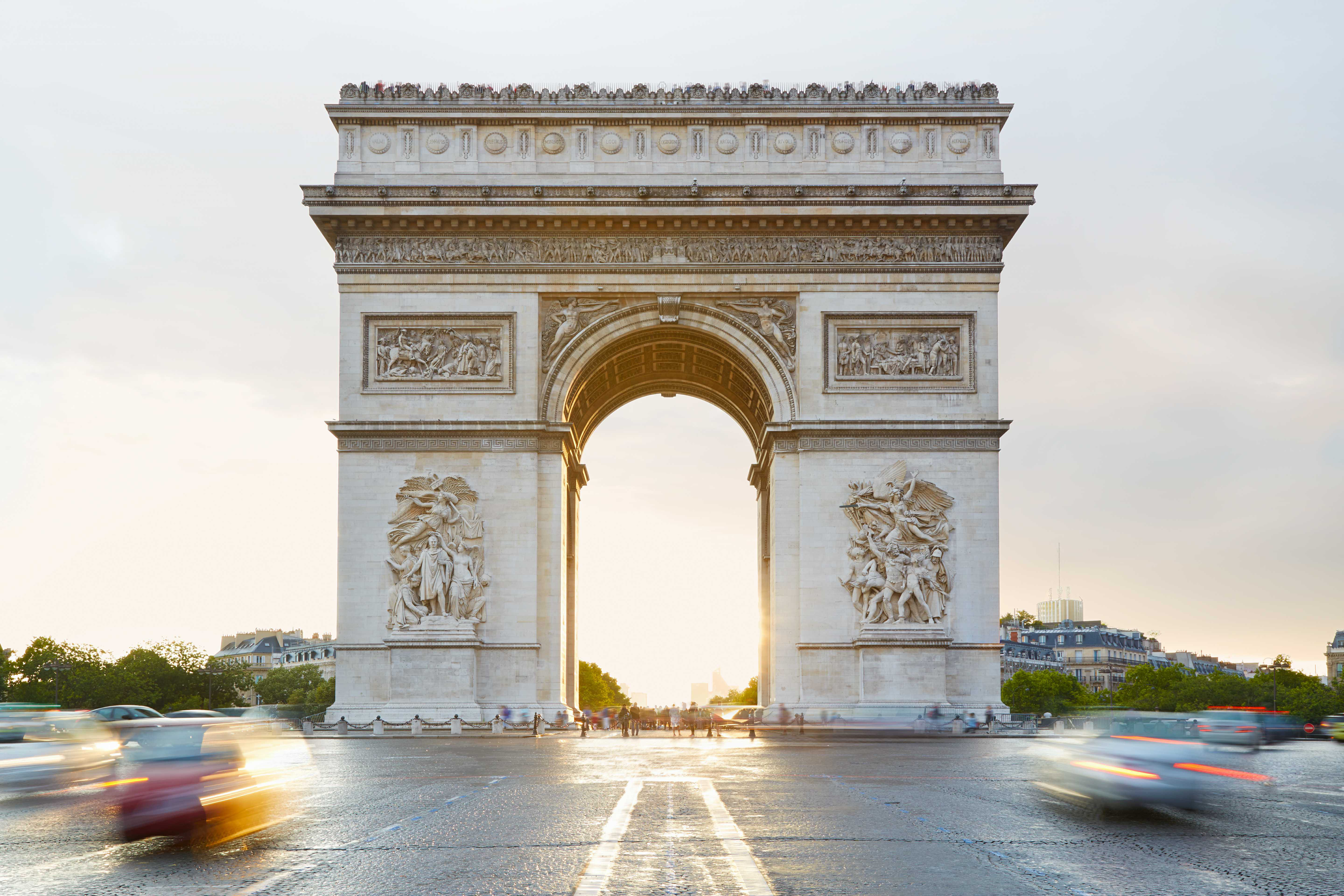 Ebern Designs Arc De Triomphe in Paris by Andreaastes - Wrapped Canvas ...
