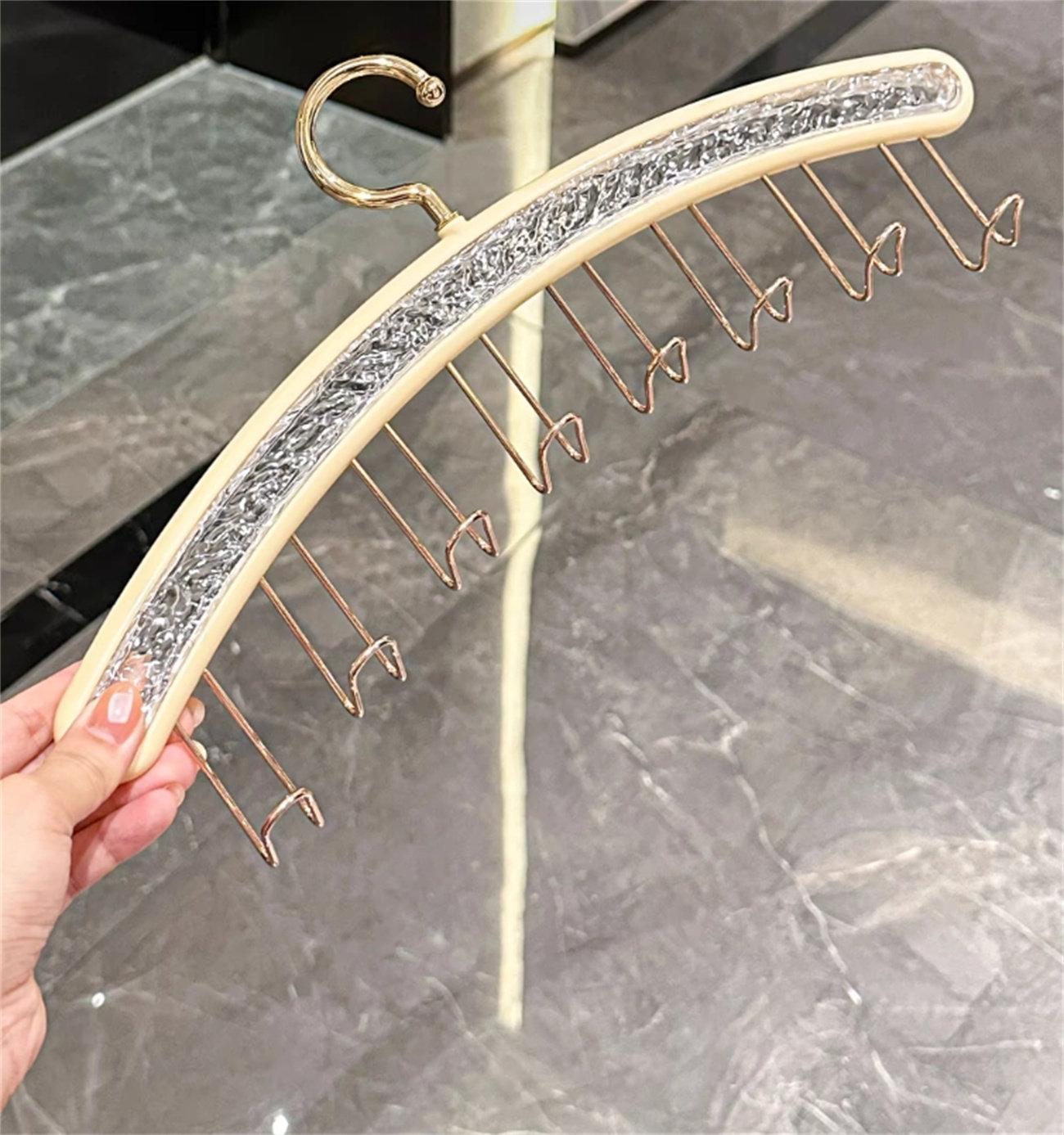 Rebrilliant ABS Multi-Functional Lingerie And Accessory Hanger | Wayfair