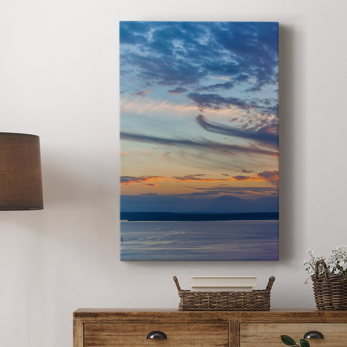 Beachcrest Home™ Cloud Variations -Gallery Wrapped Cavas | Wayfair