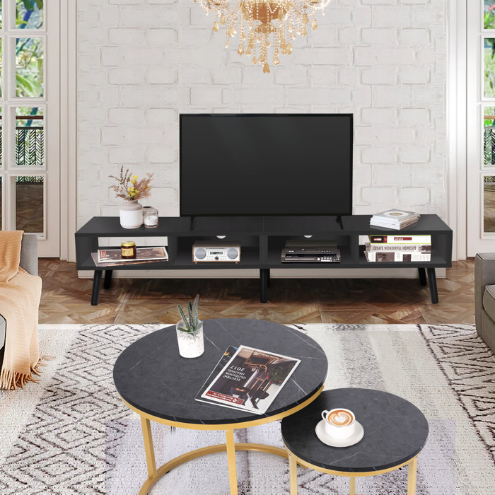George Oliver Janci 59.05'' Media Console & Reviews | Wayfair