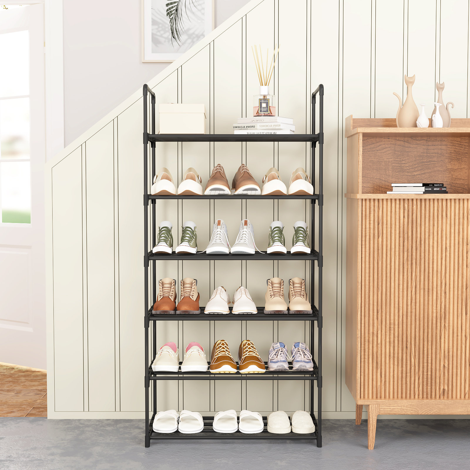 Rebrilliant 15-20 Pairs Large-Capacity Shoe Racks With Adjustable ...