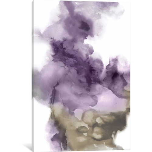 Wrought Studio 'Derive in Amethyst I' Painting Print on Wrapped Canvas ...