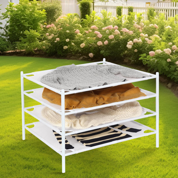 Latitude Run® Sweater Drying Rack, Mesh Clothes Drying Rack, Stackable ...
