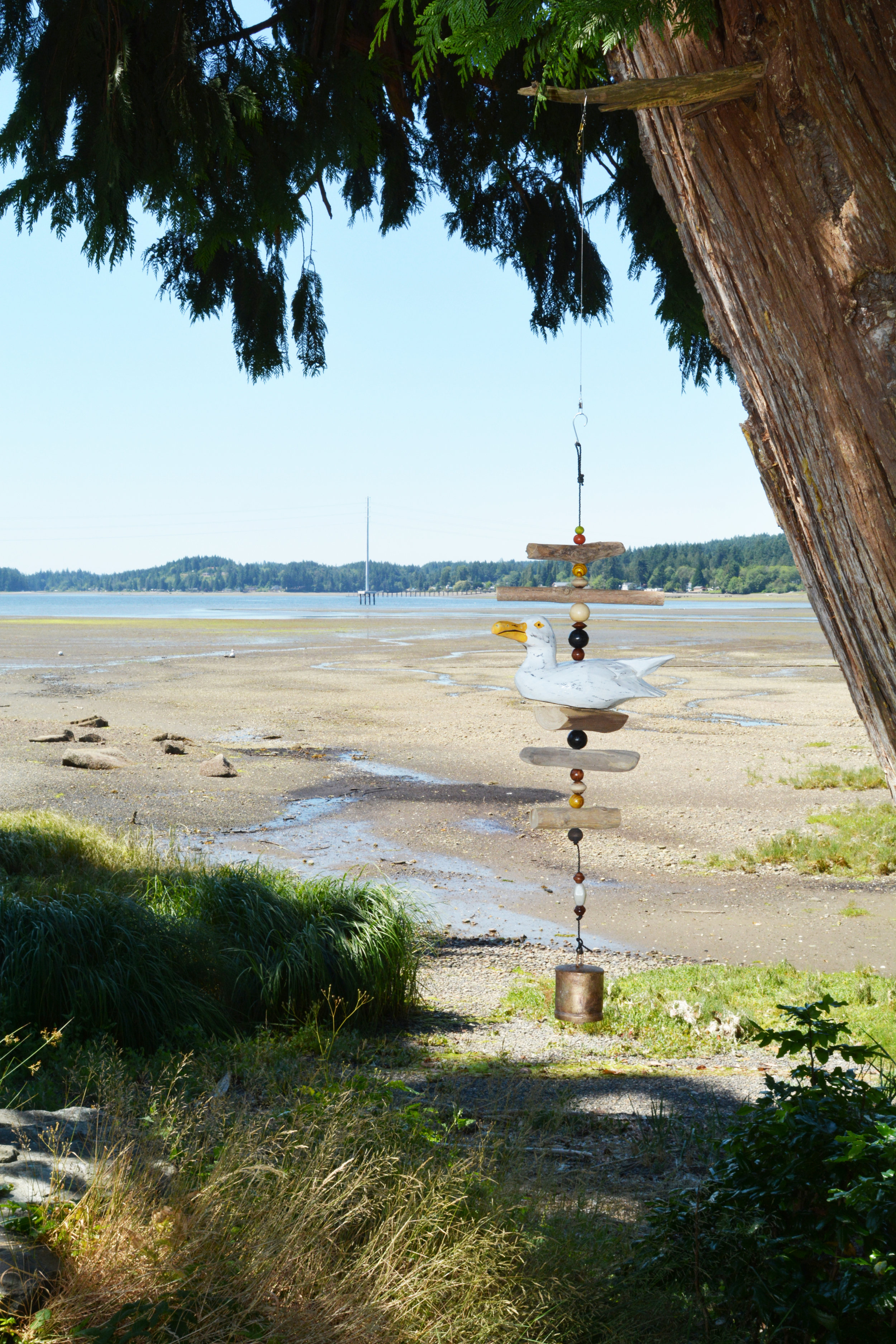 Cohasset Gifts & Garden Seagull Wooden Wind Chime - Wayfair Canada