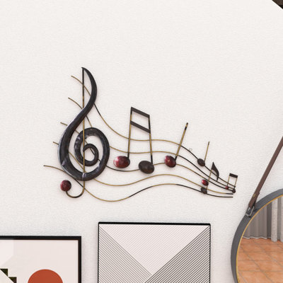 Winston Porter Large Musical Notes Wall Decor & Reviews | Wayfair