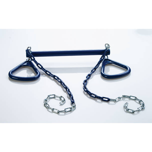 CreativeCedarDesigns Ultimate Trapeze Bar with Triangle Rings and ...