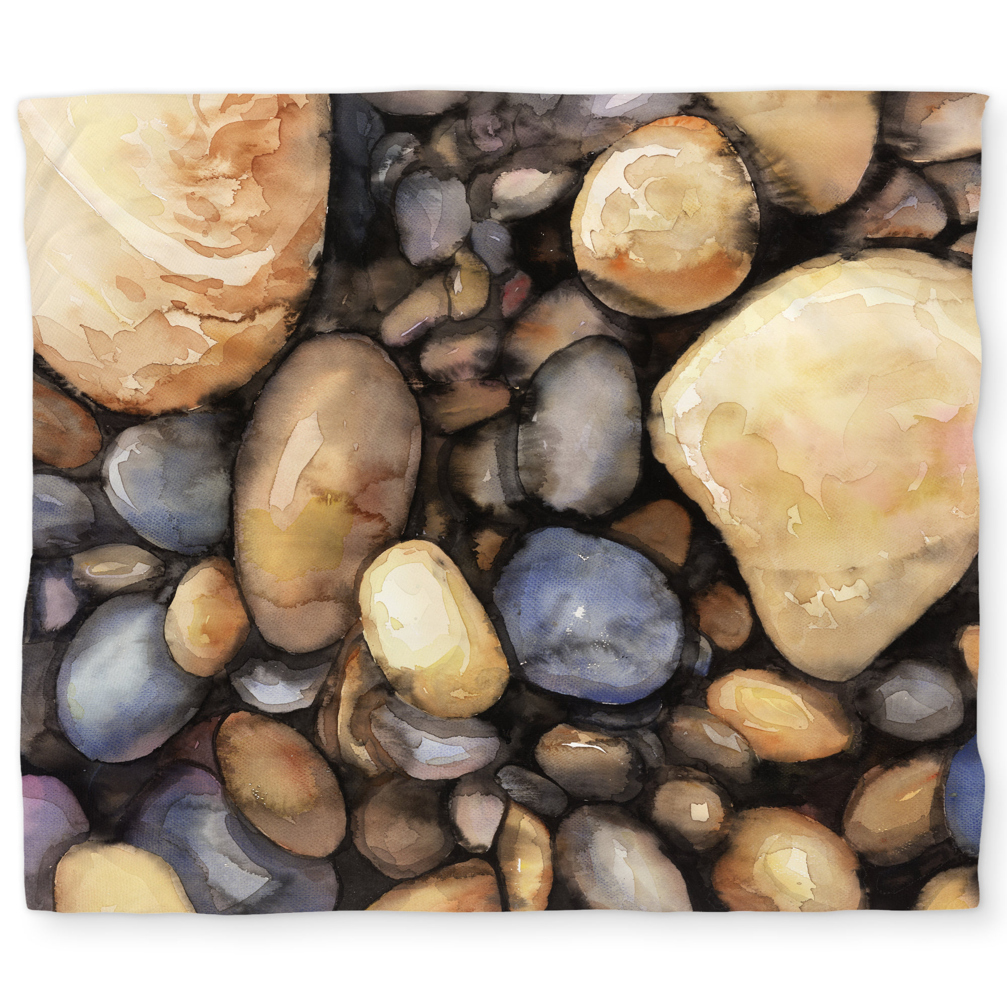 Begin Edition International Inc. Hygge Brown Shapes King Duvet Cover ...
