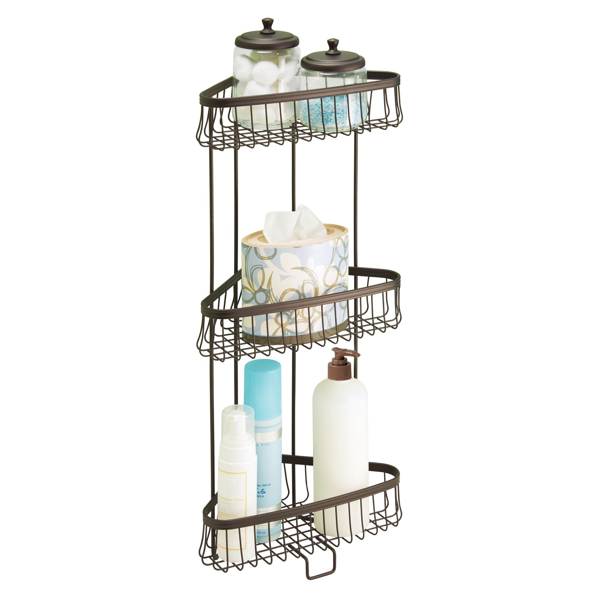 InterDesign York Lyra Steel Free Standing Shower Caddy & Reviews ...