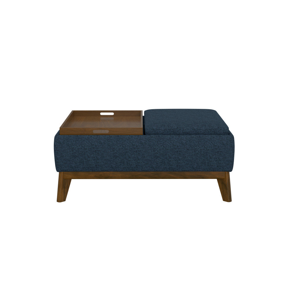 Wade Logan® Auviana Mid-Century Modern Storage Ottoman with Reversible ...