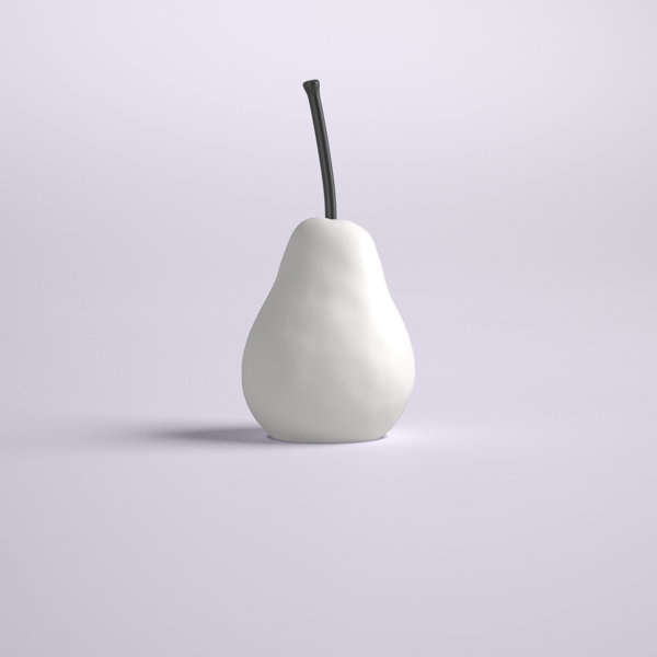 Wade Logan® Aayra Oversized Pear Statue / Food & Beverage Figurine ...