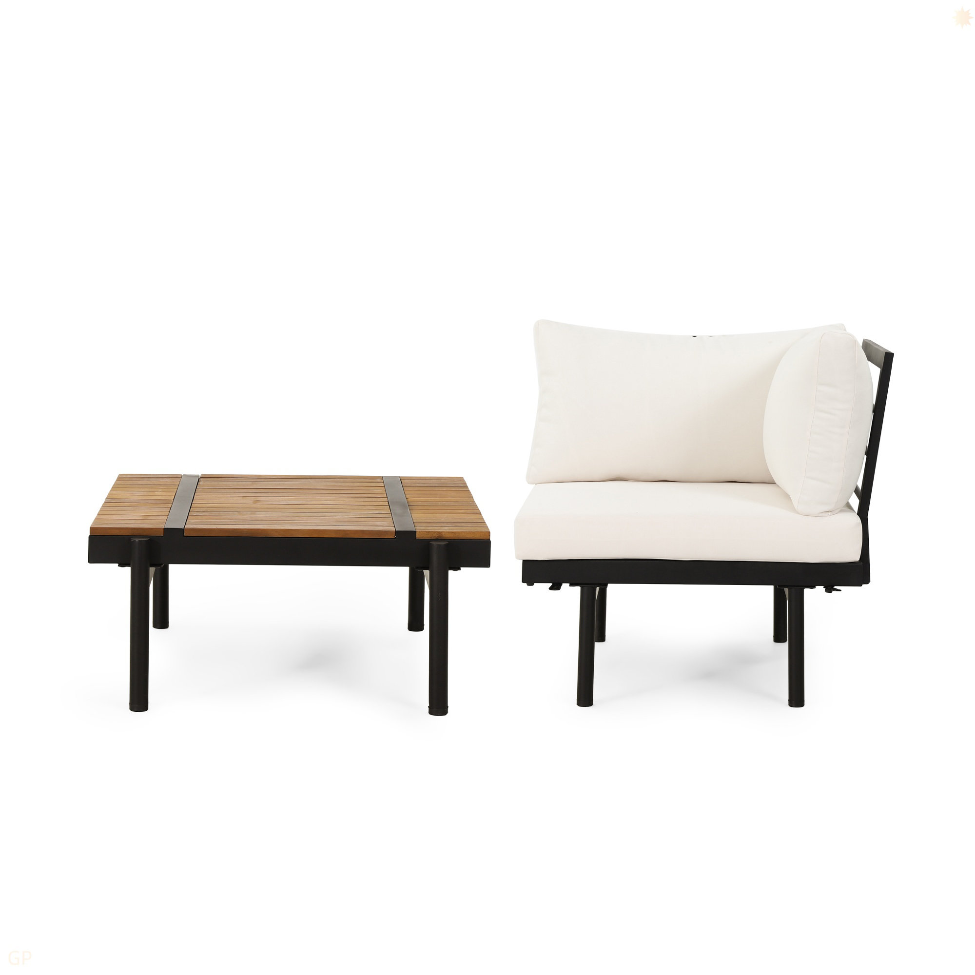 Latitude Run® Theo Sofa Corner + Coffee Table | Wayfair