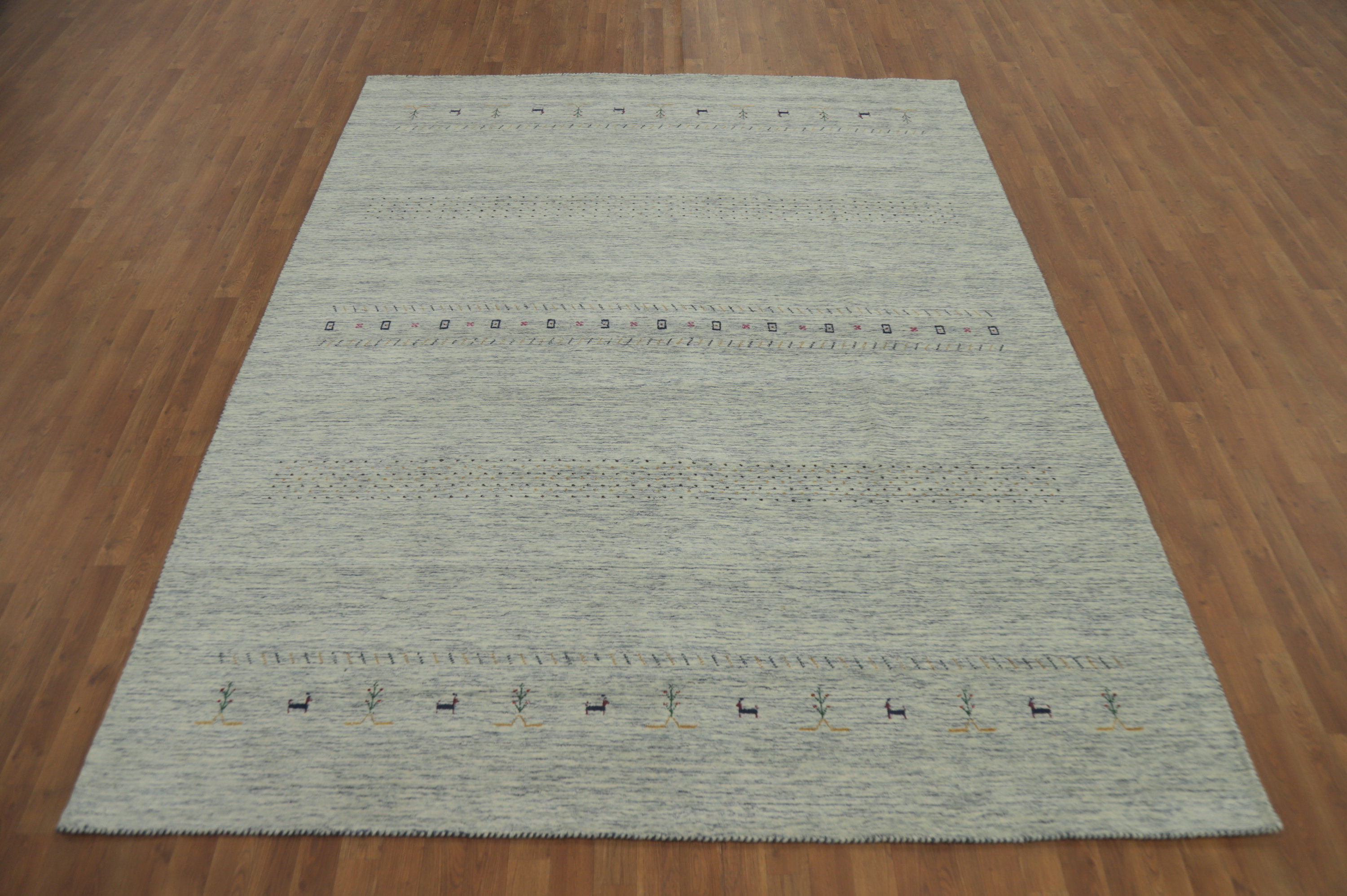 Foundry Select Little Animals Gabbeh Style Oriental Area Rug 8x10 | Wayfair