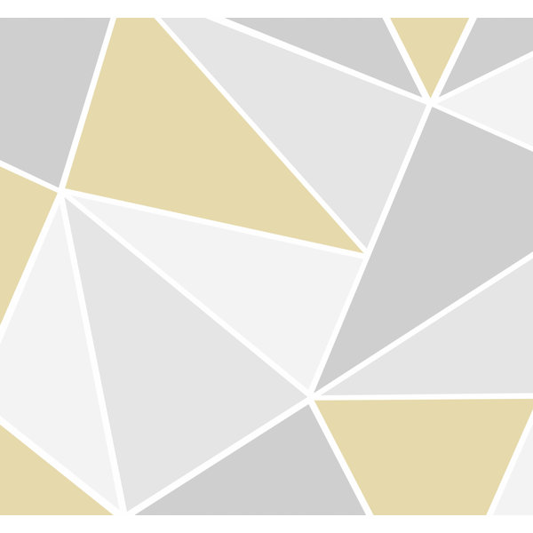 Art for the Home Trinity Geometric 2.8m x 3m Wall Mural | Wayfair.co.uk