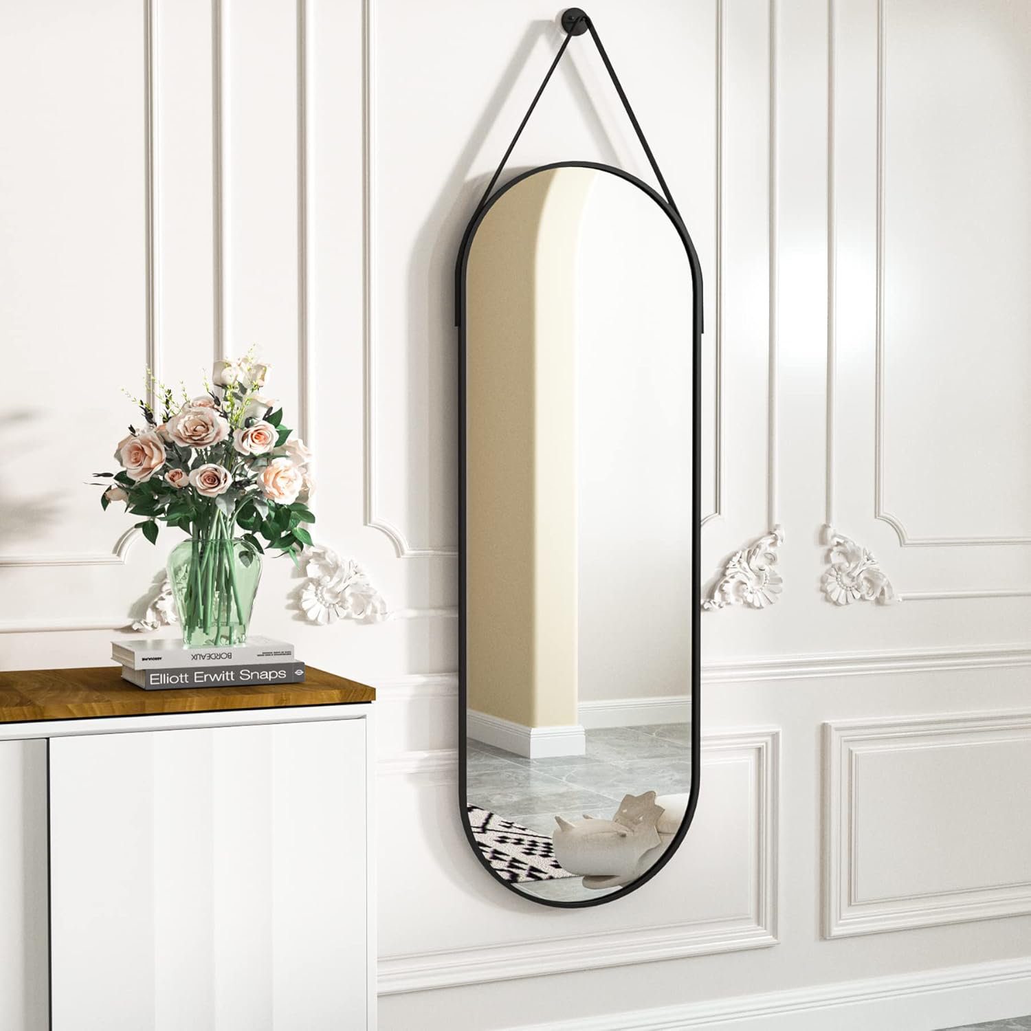 Latitude Run® Piri Aluminum Oval Mirror | Wayfair