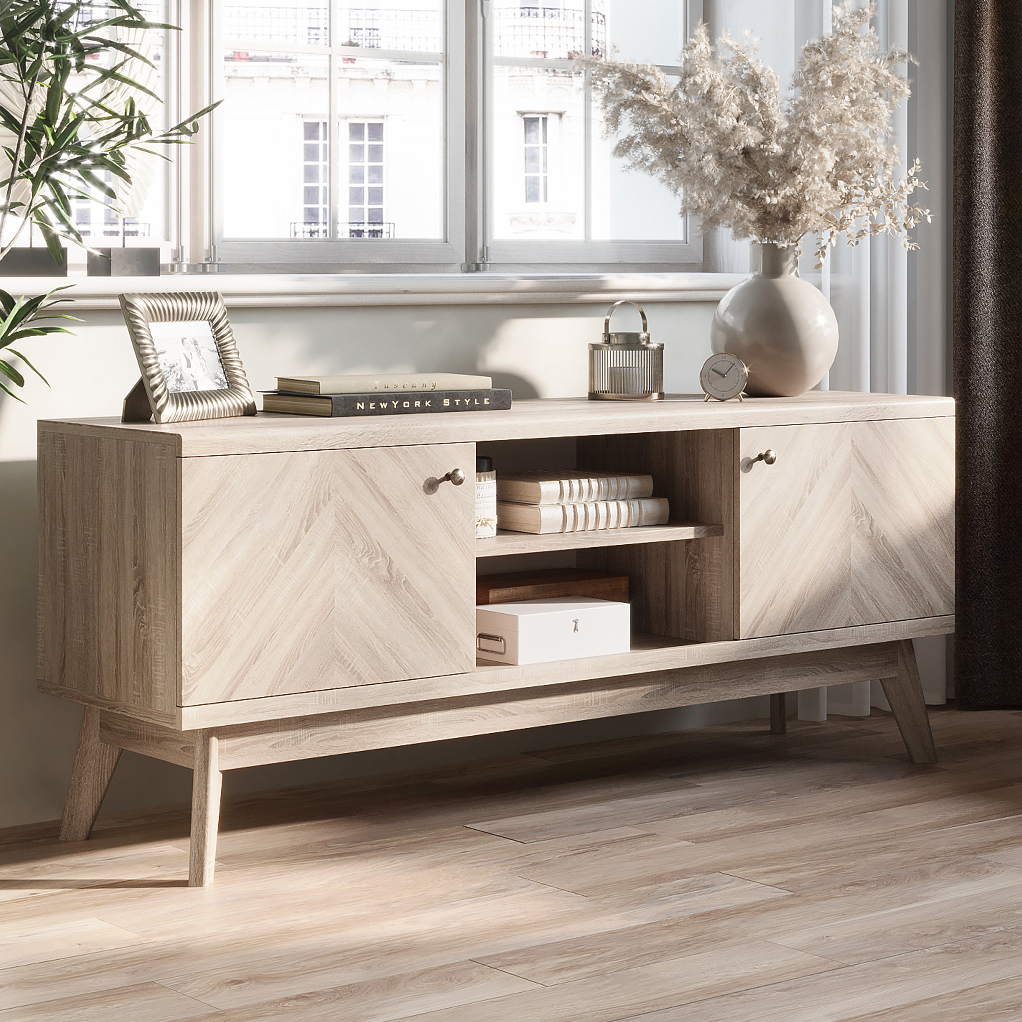 Union Rustic Meuble télé pour téléviseur de 65 po ou moins Jefren et Commentaires - Wayfair Canada