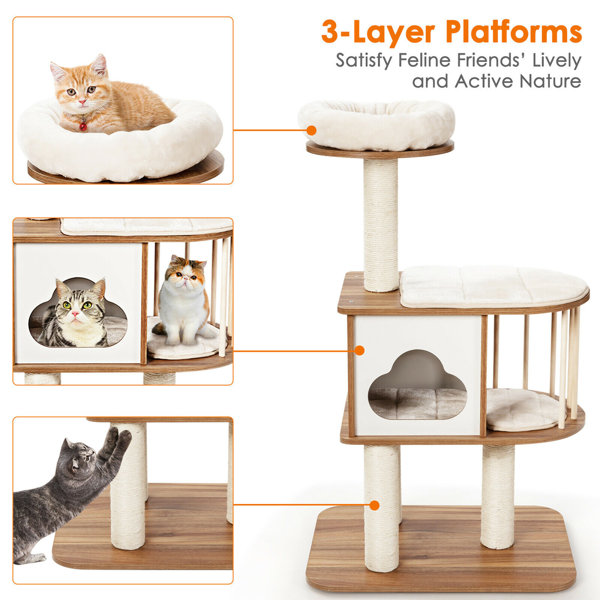 Tucker Murphy Pet™ 46'' H Maynerd Cat Tree & Reviews | Wayfair