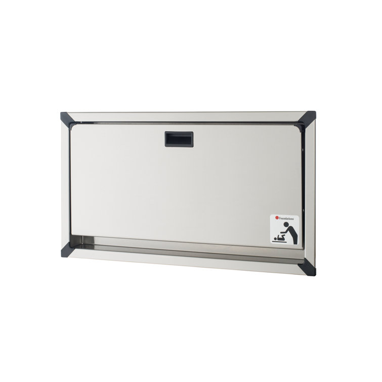 Foundations Horizontal Recessed Stainless Steel Changing Station ...