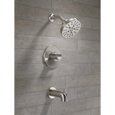 Delta Nicoli Single-Function Tub Shower Faucet Set, Shower Trim Kit ...