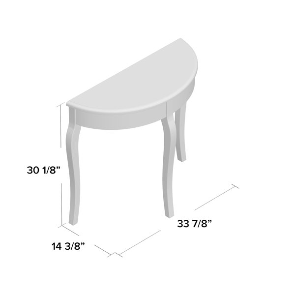 Red Barrel Studio® Applonia 33.9'' Solid Wood Console Table & Reviews ...