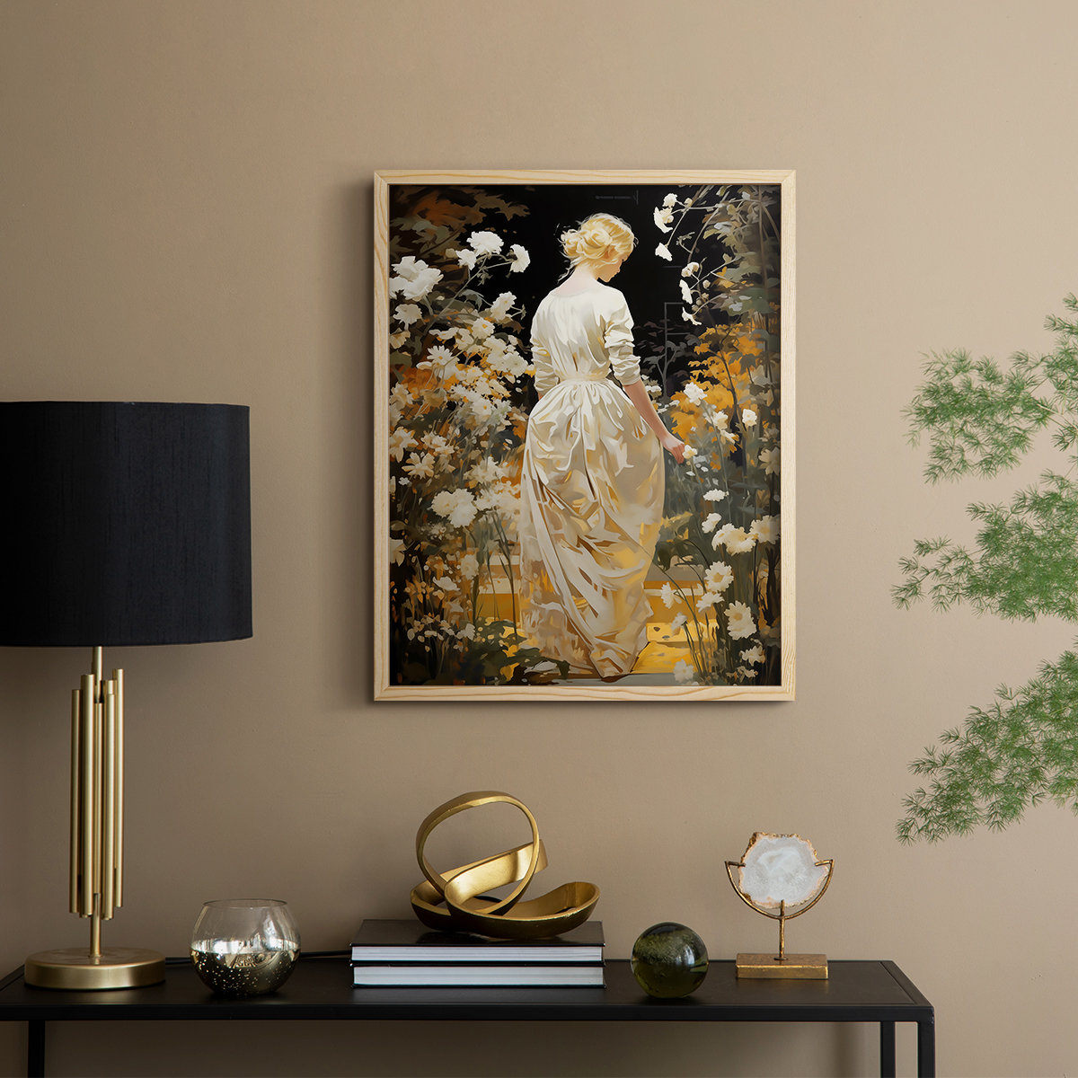 Charlton Home® WOMEN Series DXLI Framed Print - Solid Wood | Wayfair