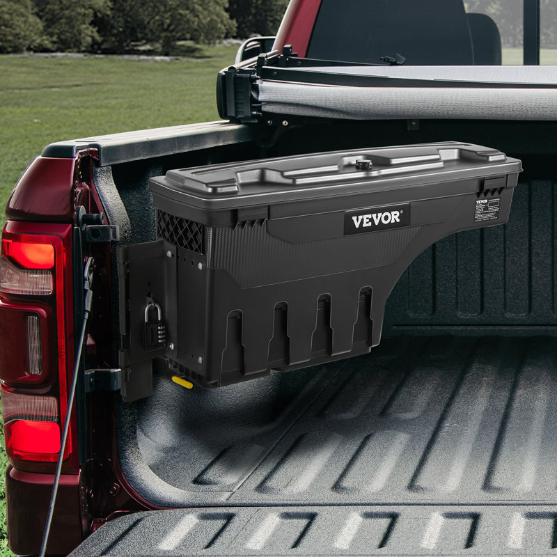 17 Stories Truck Bed Storage Box, Lockable Lid | Wayfair