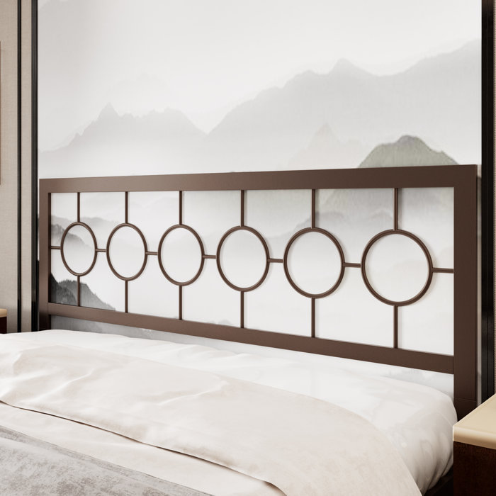 Wade Logan® Avren Oriental Vintage Style Metal Platform Bed & Reviews ...