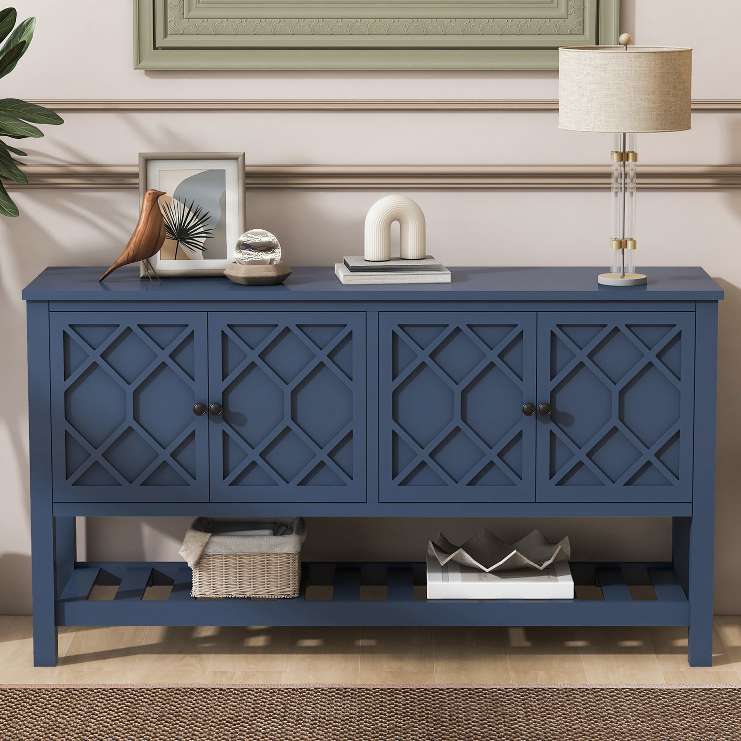 Winston Porter sideboard with Four-door and buttom shelf | Wayfair
