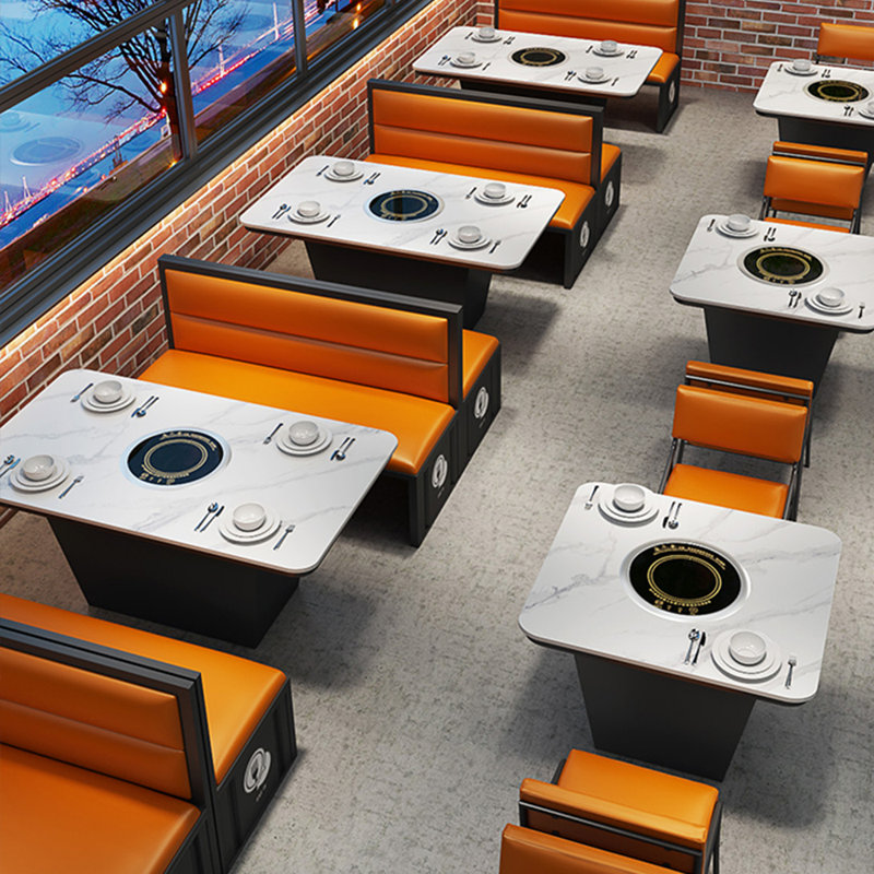 Canadian Linen Stylish And Simple Restaurant Booth Benches Storage ...