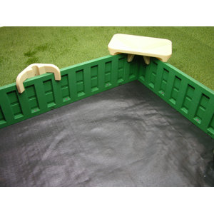 Sandlock Sandboxes 10" Plastic Square Sandbox with Cover & Reviews ...