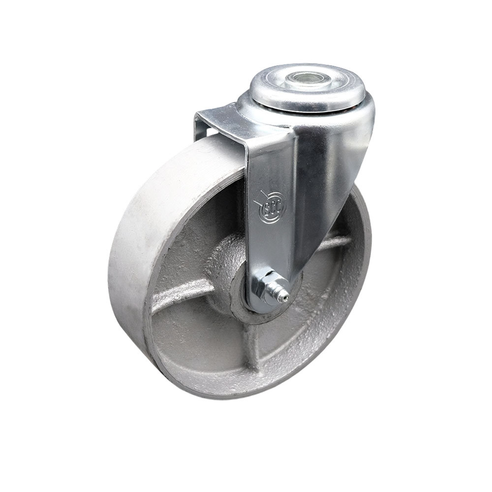 Service Caster Steel Wheel Swivel Bolt Hole Caster | Wayfair