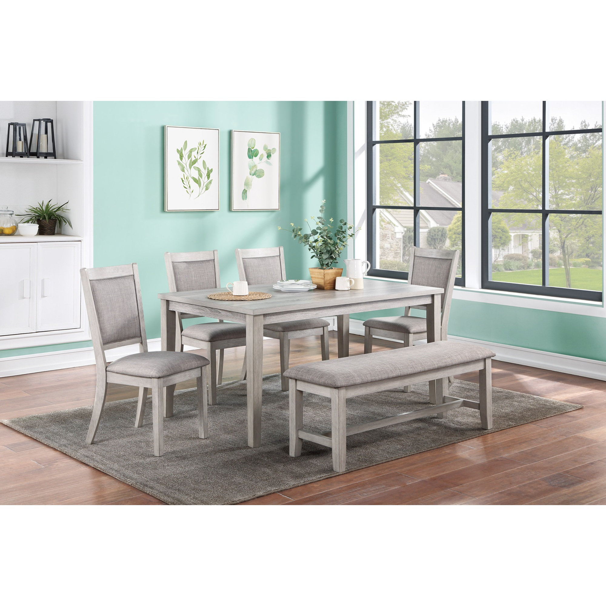 Rosalind Wheeler Bertena 6 - Piece Dining Set - Wayfair Canada