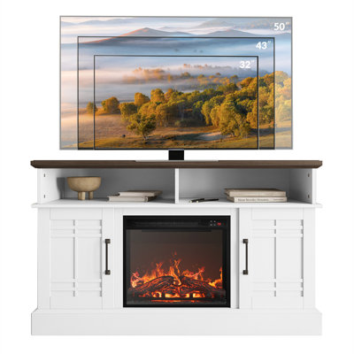 Red Barrel Studio® Katalayah 50" Media Console TV Stands with Electric ...