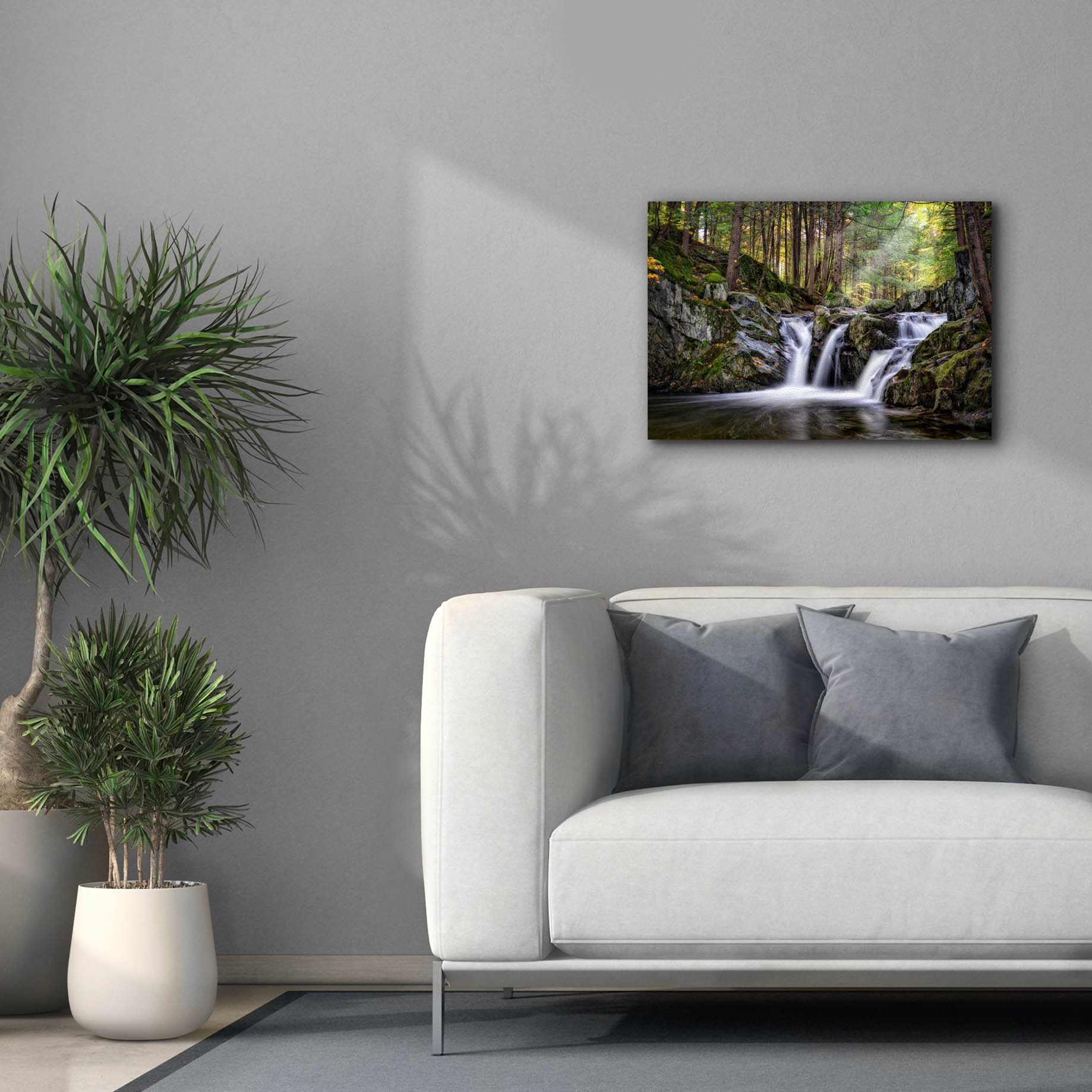 Millwood Pines 'Hancock Brook Falls' by Rick Berk Canvas Wall Art | Wayfair