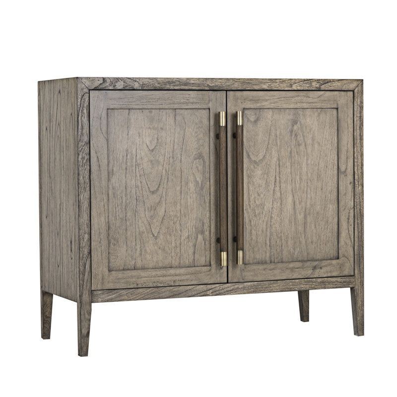 Wildon Home® Adilia 42" Mindi and Teak Wood Cabinet with 3 Options of ...