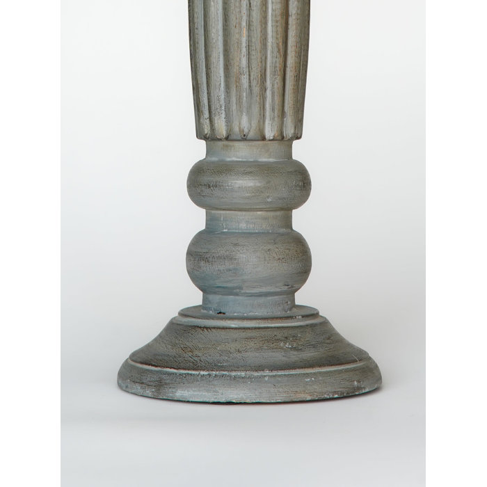 Ophelia & Co. 15'' H Wood Tabletop Pillar | Wayfair