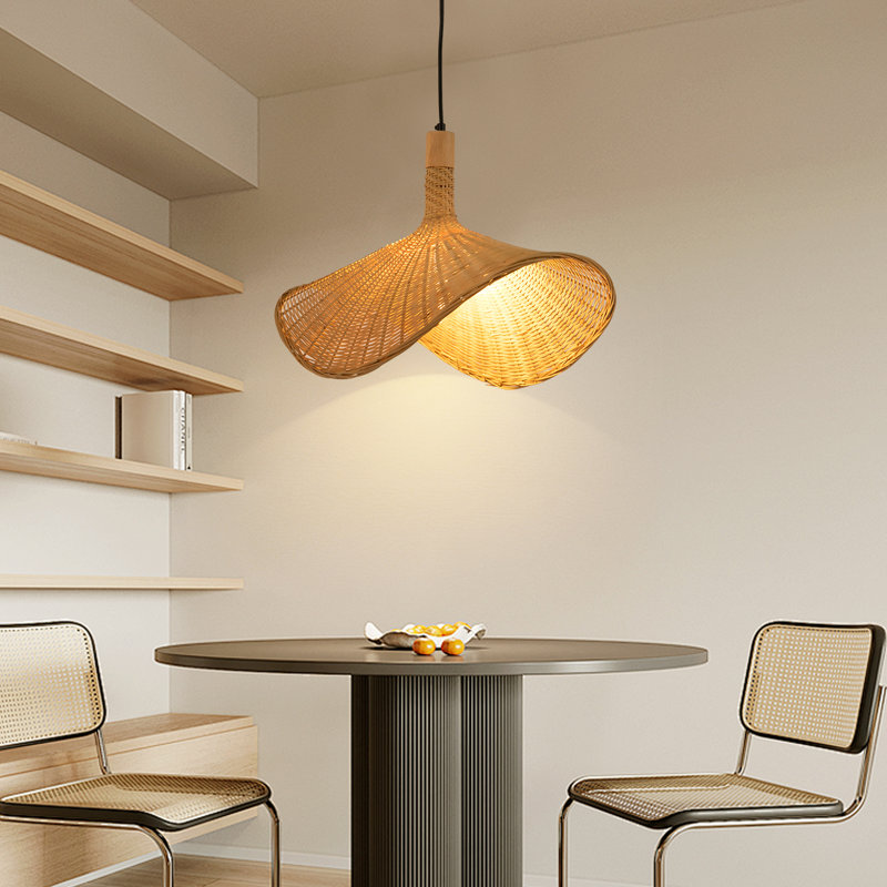 Bay Isle Home™ Oscar - Light Matte Black Unique/Statement Pendant | Wayfair