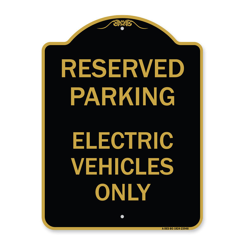 SignMission Signmission Designer Series Sign - For Electrical Cars ...