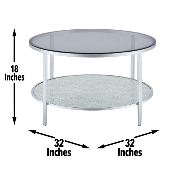 Wrought Studio™ Coblitz 4 Legs Coffee Table with Storage | Wayfair