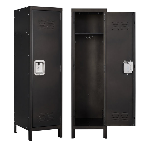 Steelcube 15 Inch Wide Steel Storage Locker Cabinet with 1 Door and ...