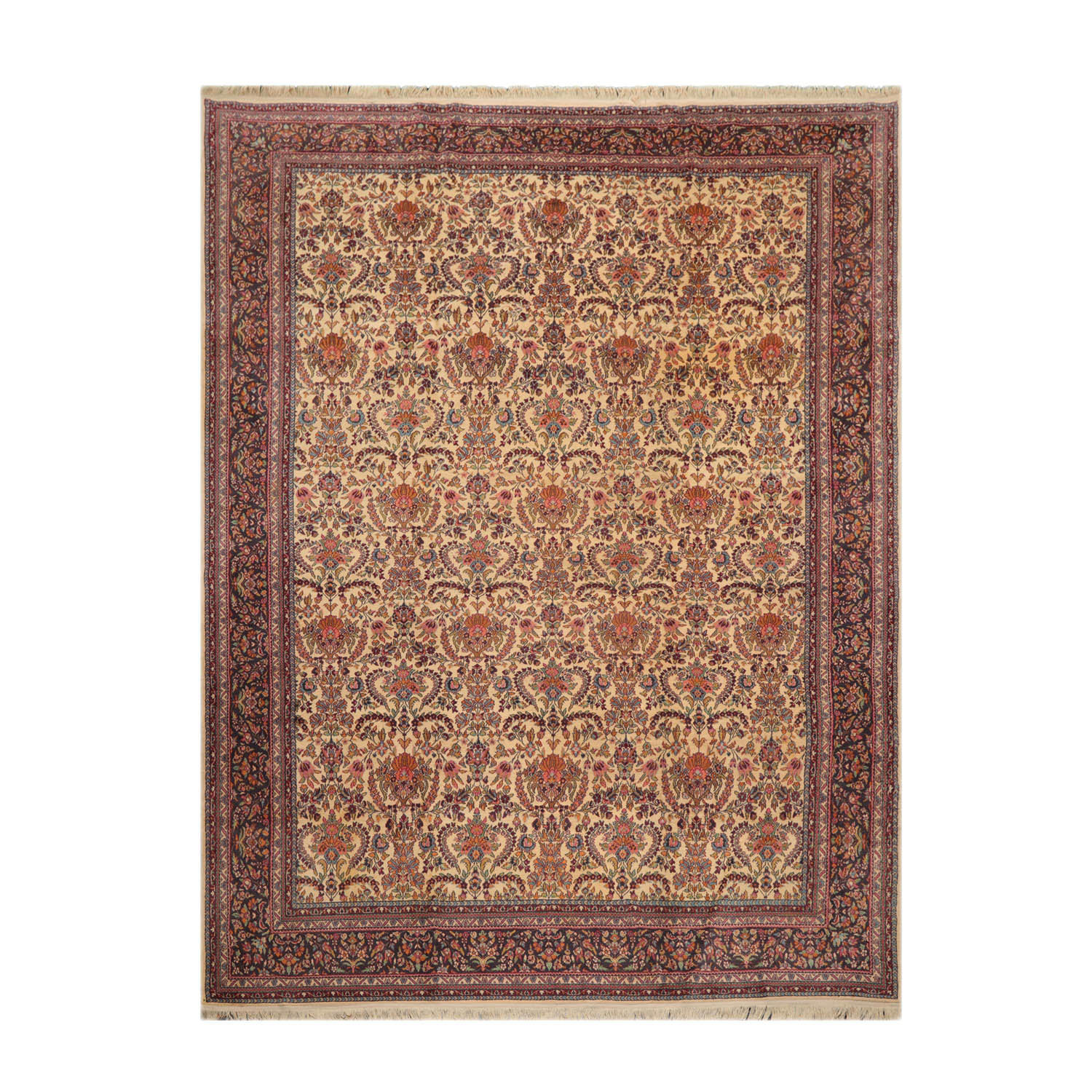 Oriental Rug of Houston One-of-a-Kind 9' x 12' Area Rug in Warm Beige ...