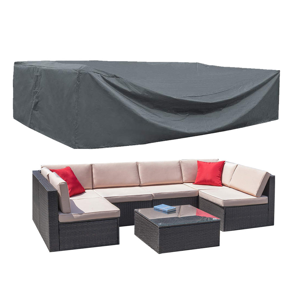 Freeport Park® Karlstad Outdoor Water Resistant Patio Sectional Cover ...