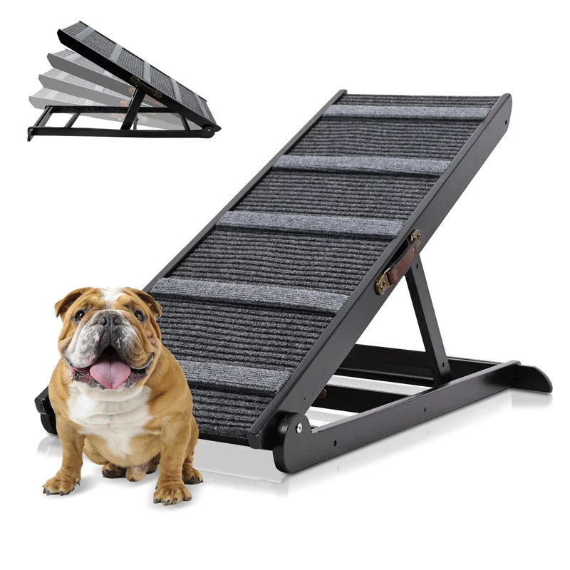 Tucker Murphy Pet™ Dog Ramp,Adjustable Folding Pet Ramp For Bed, Couch ...