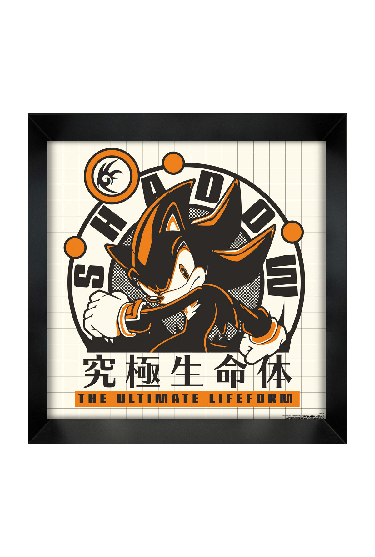 George Oliver Sonic- Ultimate Lifeform 12x12 Gel-Coat Framed Poster ...