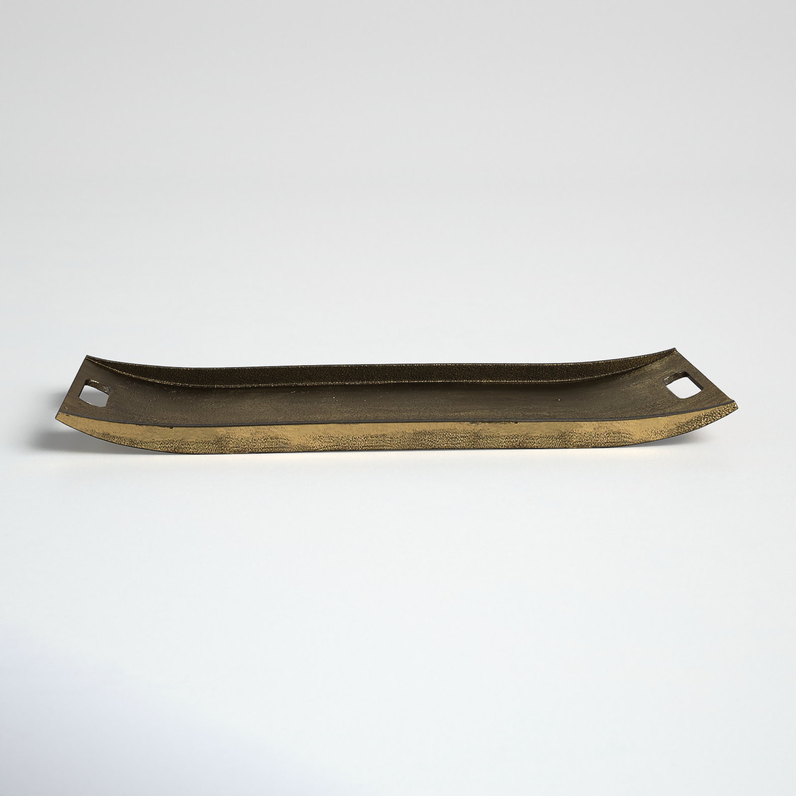 Joss & Main Zoya 24l X 10w Gold Rectangular Tray & Reviews | Wayfair